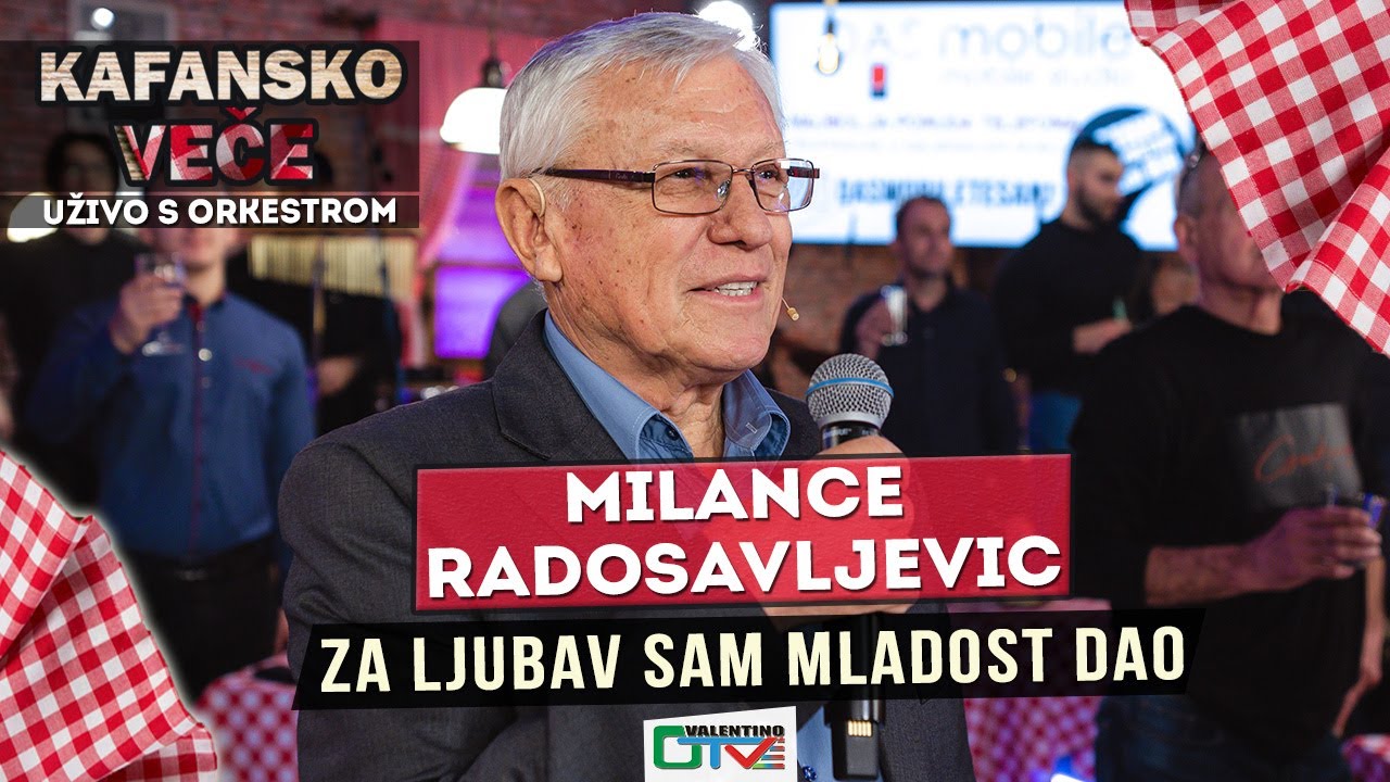 MILANCE RADOSAVLJEVIC - ZA LJUBAV SAM MLADOST DAO | 2021 | UZIVO | OTV ...