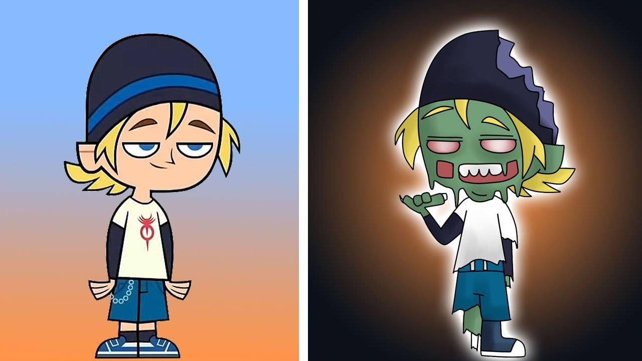 Total DramaRama JUDE CHARACTERS As Zombies Version - YouTube