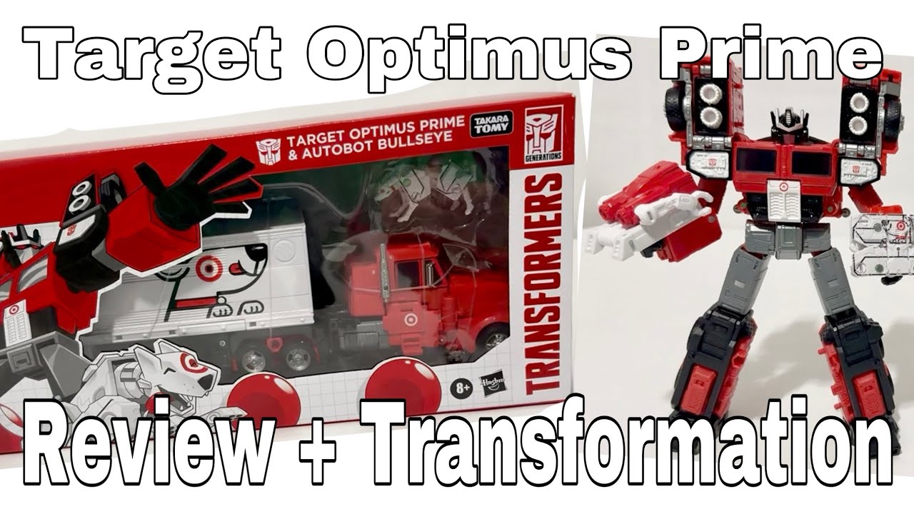 Target Optimus Prime and Autobot Bullseye Review & Transformation - YouTube