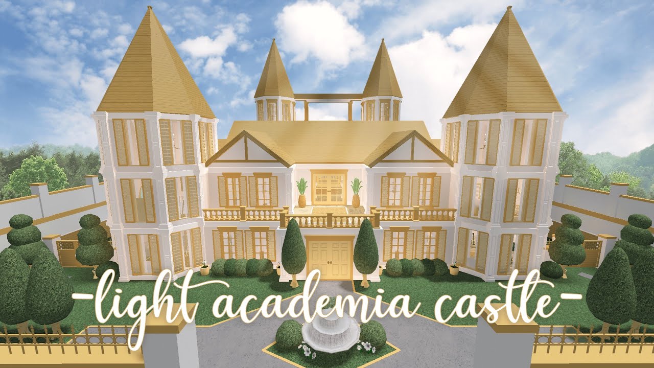 light academia castle :) || bloxburg tour || averyxblossom - YouTube