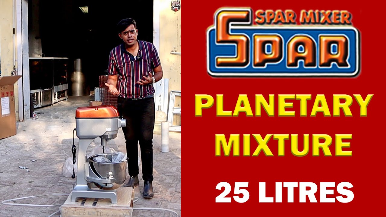 Spar Planetary Mixture – Planetary Mixture 25 Litres - YouTube