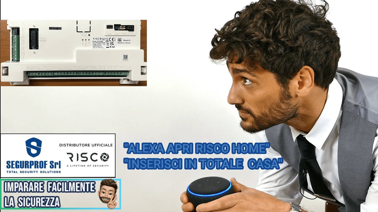Come gestire Centrale Risco Lightsys Plus con Alexa - YouTube