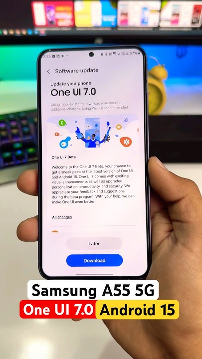 Samsung A55 One Ui 7.0 Android 15 Beta 1 Update Release Date🔥 - YouTube