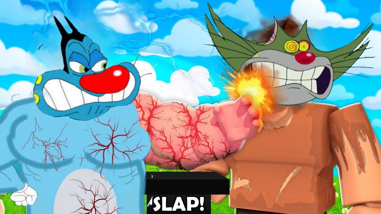 OGGY AND JACK PLAYING SLAP SIMULATOR IN ROBLOX! - YouTube