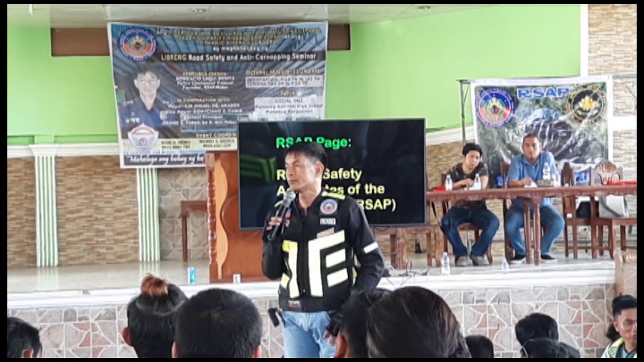 Introducing RSAP (Road Safety & Anti - Carnapping Seminar) - YouTube