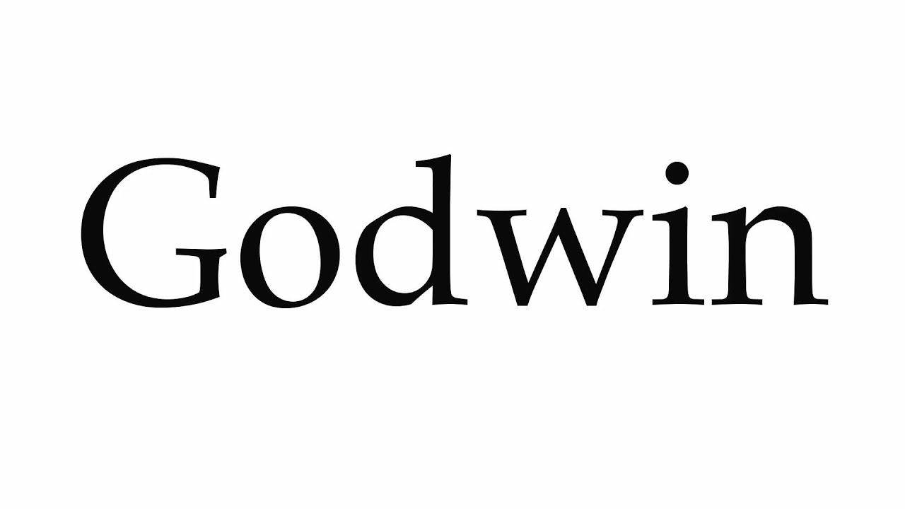 How to Pronounce Godwin - YouTube