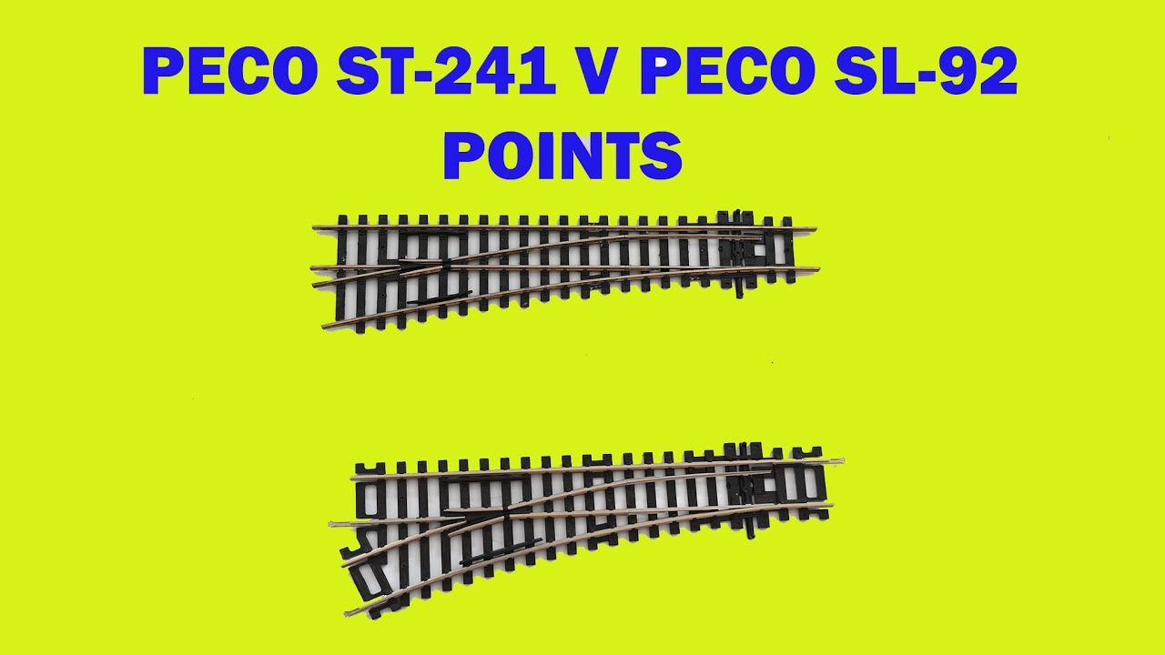 Peco ST-241 v Peco SL-92 points. : 4K Widescreen. - YouTube