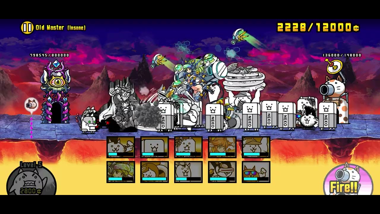 The Battle Cats - Old Master (Insane) - Kung Fu X Awakens Stage - YouTube