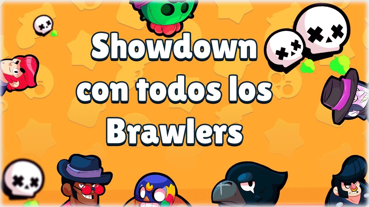 VICTORIA EN SHOWDOWN CON TODOS LOS BRAWLERS DEL JUEGO - WithZack - YouTube