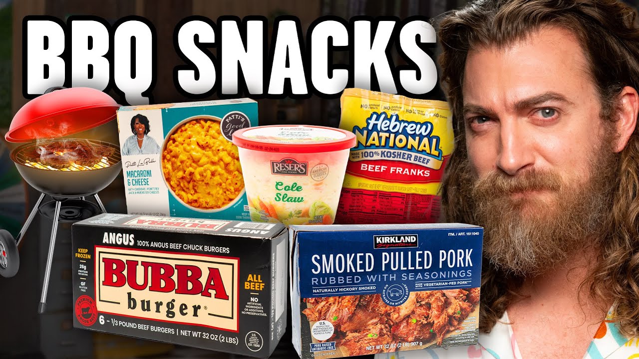 Trying The Best BBQ Snacks - YouTube