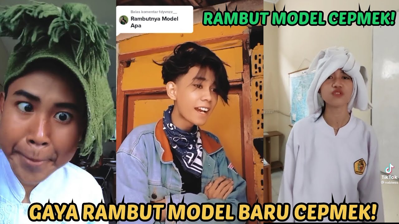 Viral Pangkas Rambut Model CEPMEK Bikin Bengek ! Dilan KW ! - YouTube