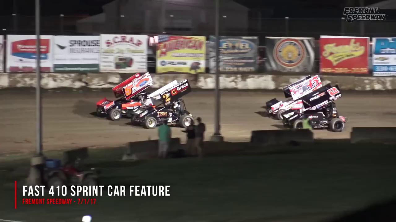 Fremont Speedway 410 Feature - 7/3/17 - YouTube