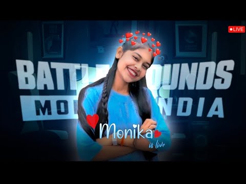 Moni Is Live BGMI Gaming Girl Stream Joined With Team Code#teamcode # ...