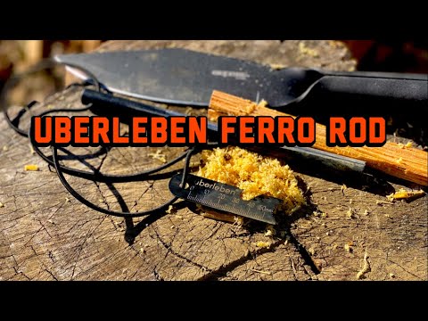 Easy Fire making with the Uberleben Ferro Rod - YouTube