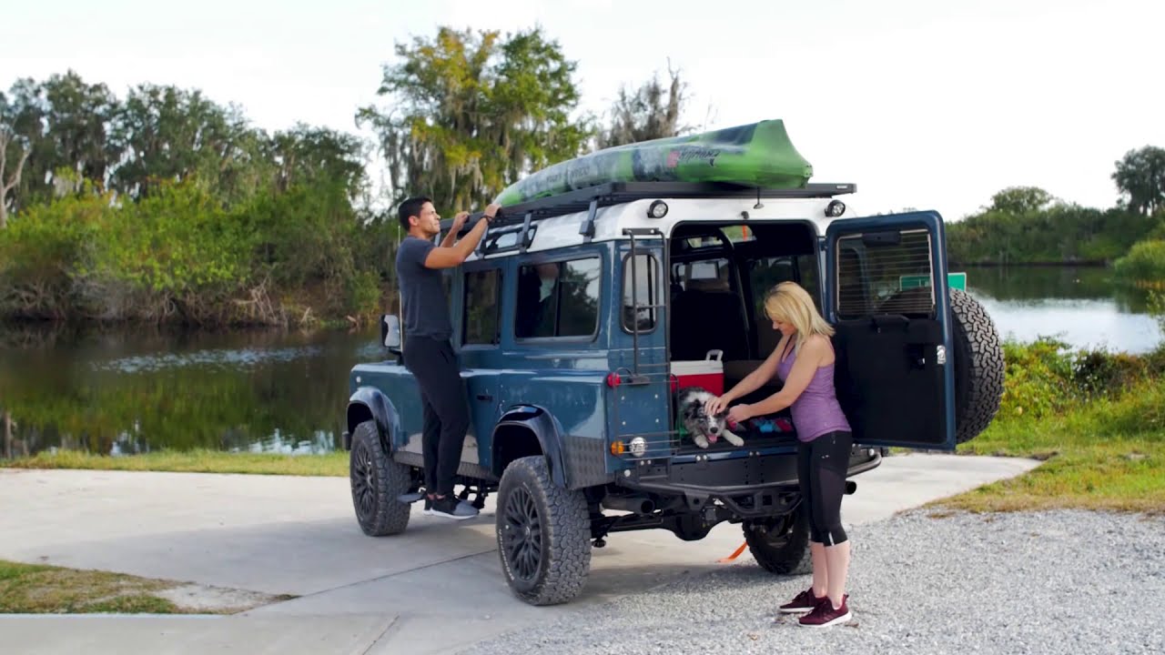 Restomod Land Rover Defender 110 in Arles Blue (Project Galena | D110 ...
