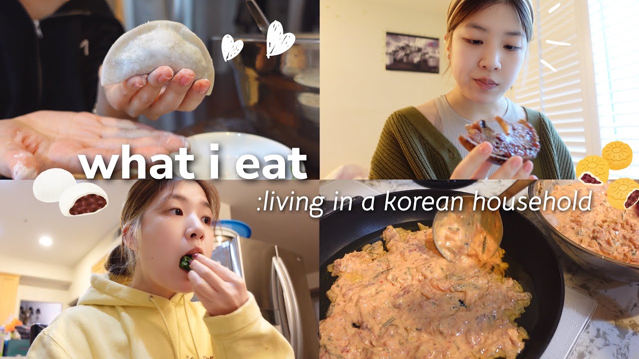 what I eat living in a Korean household🇰🇷 || mukbang vlog - YouTube