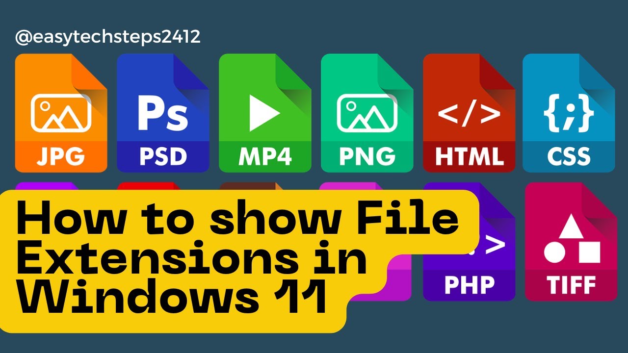 How to Show File Extensions in Windows 11 | Quick and Easy Guide - YouTube