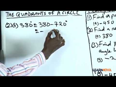 Trigonometry 1 ( The Quadrant Rule) - YouTube