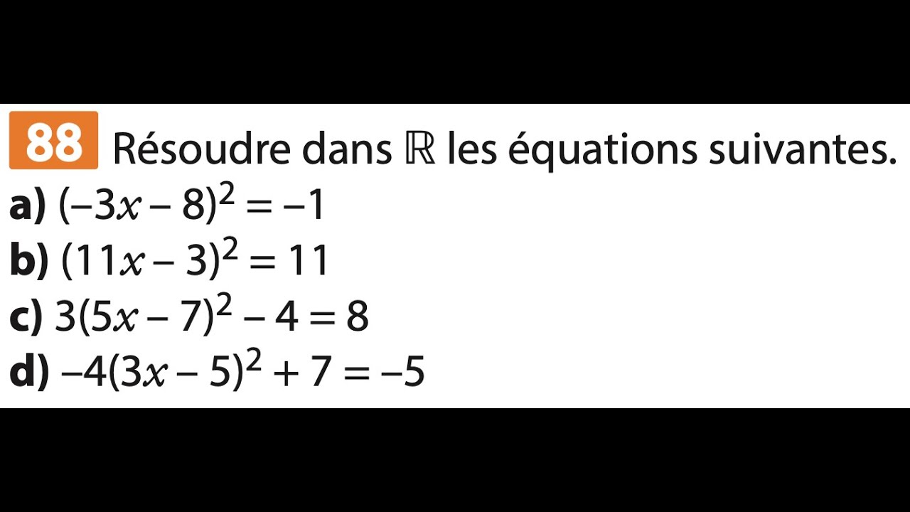 Seconde, Equation produit nul, Exercice 9 : encore des identités ...