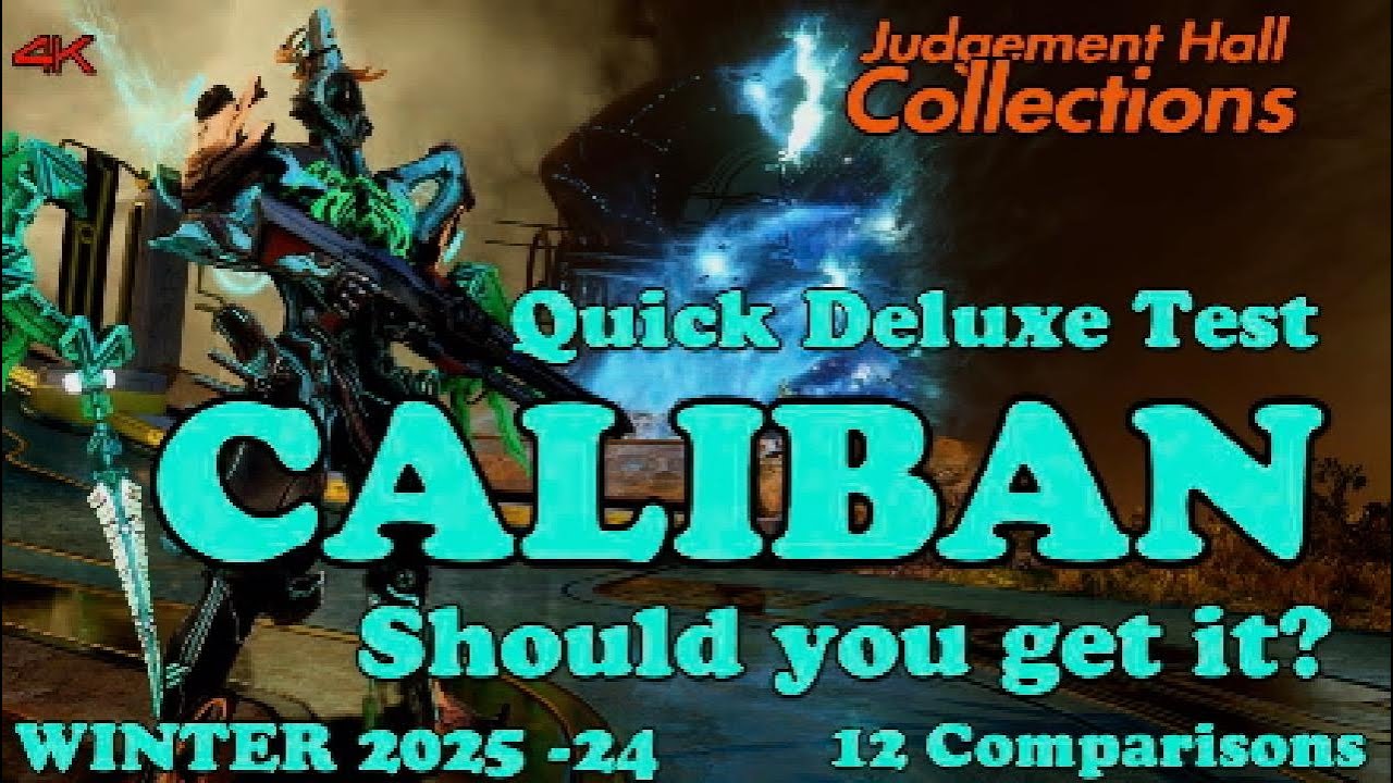 Caliban Deluxe test Winter 2025 -24 Fashion frame Warframe - YouTube