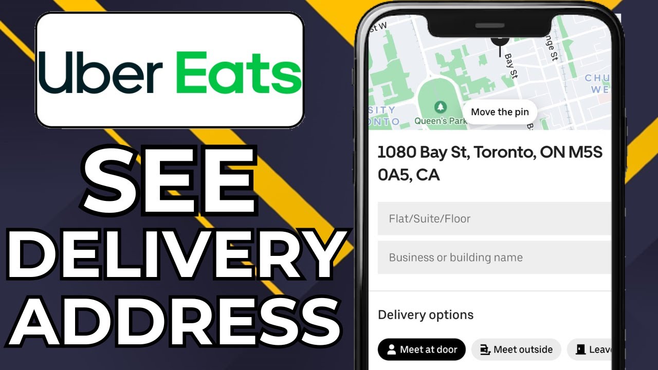 HOW TO SEE DELIVERY ADDRESS ON UBER EATS (2025) - YouTube