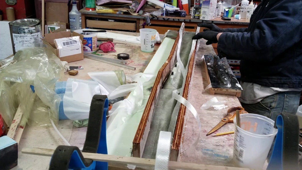 Fuselage mold layup - YouTube