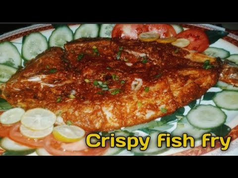 Crispy fish fry Recipe|How to make crispy full fish fry At home - YouTube