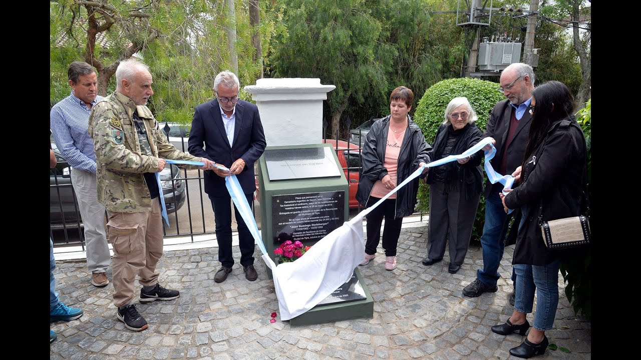 Se inauguró un monumento en homenaje a Juan Domingo Horisberger, héroe ...