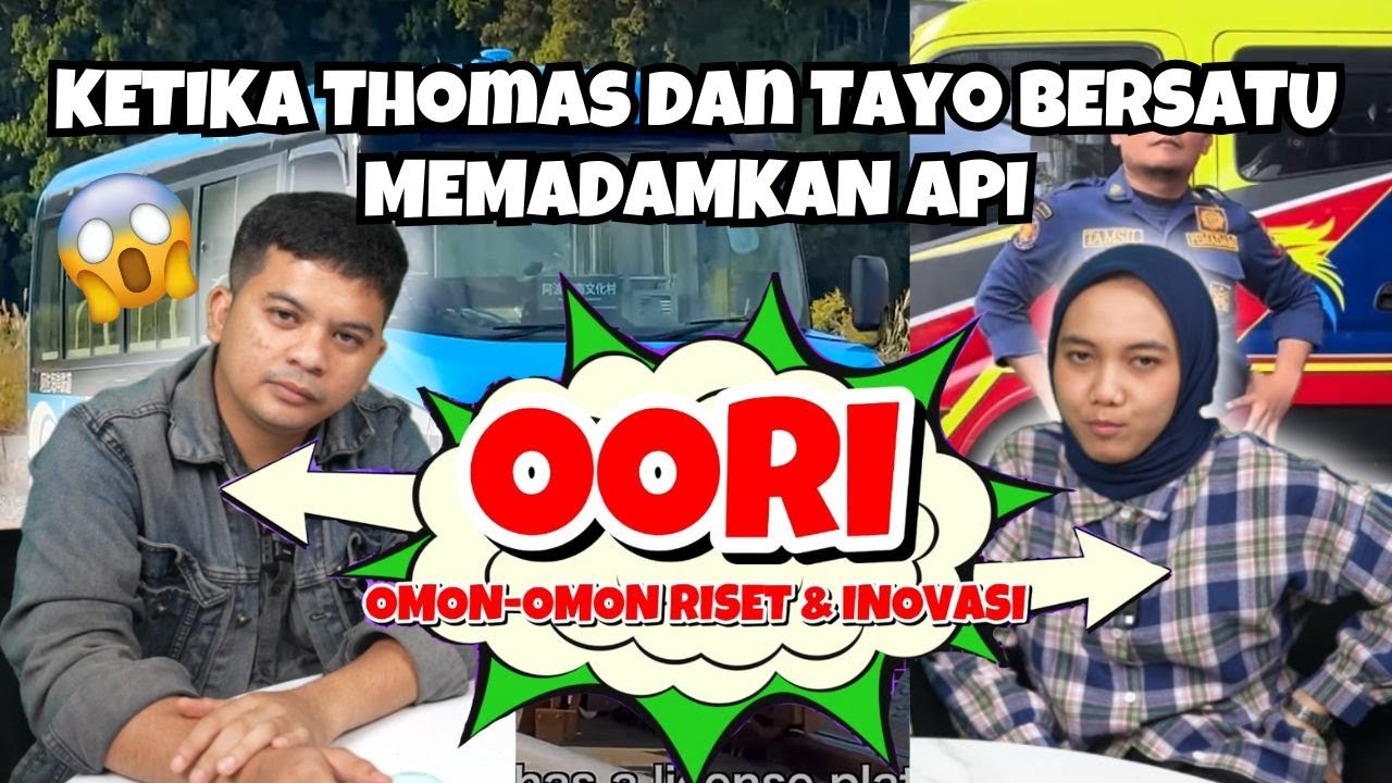 Konon Kabarnya Thomas dan Tayo Bersatu Memadamkan Api | Omon-Omon Riset & Inovasi - YouTube