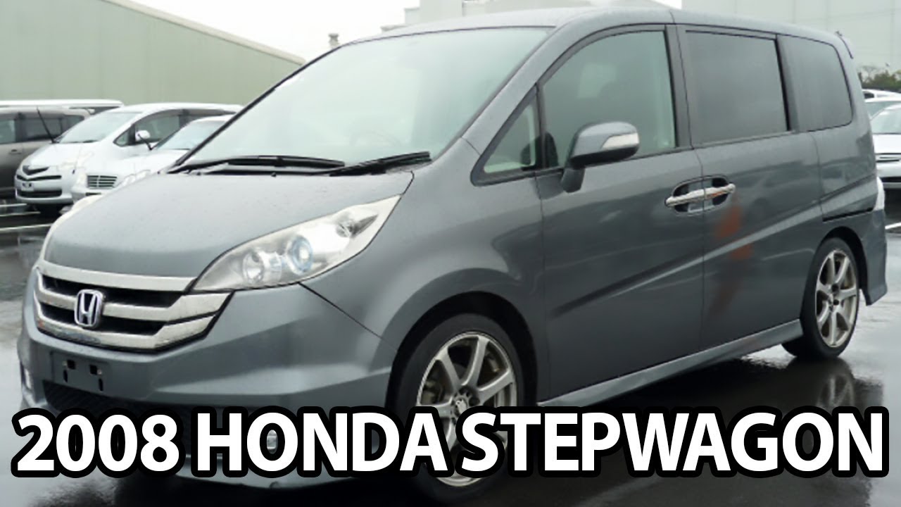 2008 HONDA STEPWAGON SPADA 24SZ for sale - YouTube