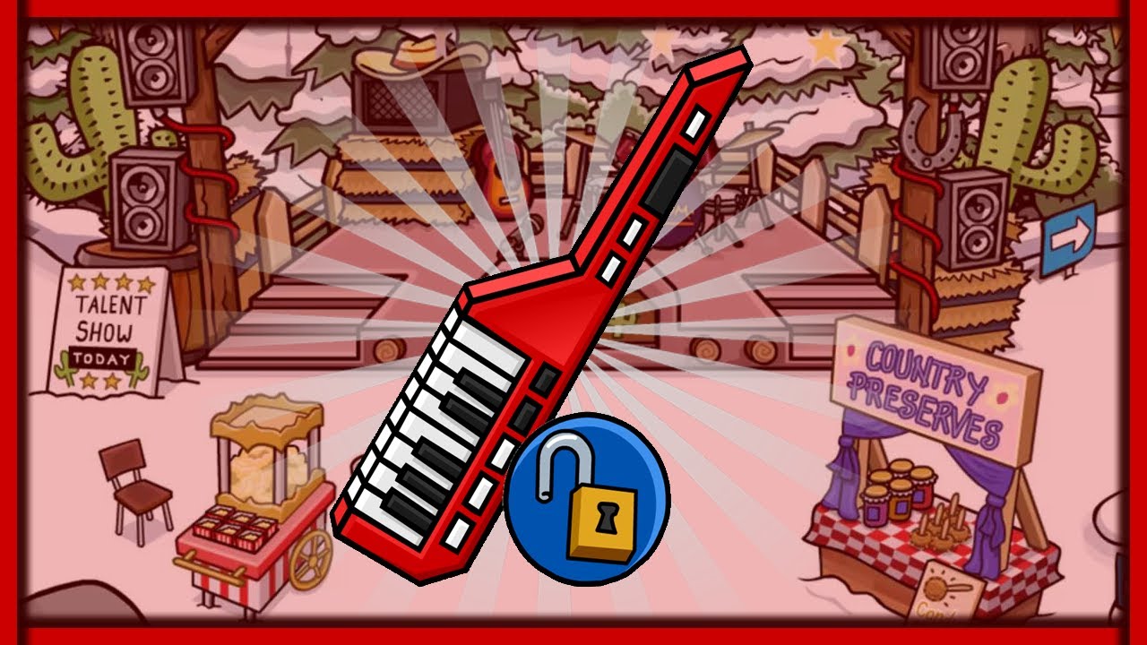 Club penguin Rewritten - Keytar Code - YouTube