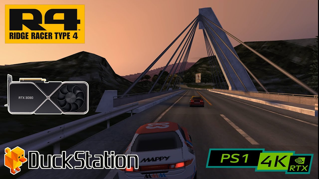 R4: Ridge Racer Type 4 / RTX 3090 4K / PS1 emulator DuckStation - YouTube