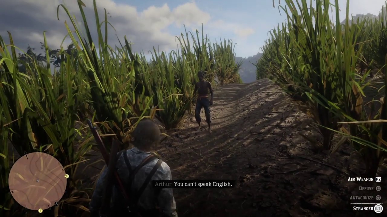 RDR2 Arthur gets grumpy in Guarma | greet & antagonize in Red Dead ...
