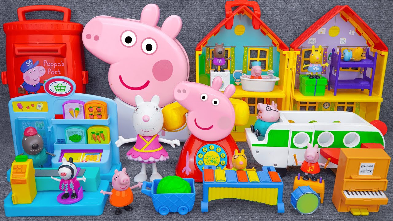 Peppa Pig ASMR | 65 Minutes Satisfying with Unboxing Cute Peppa Pig ...