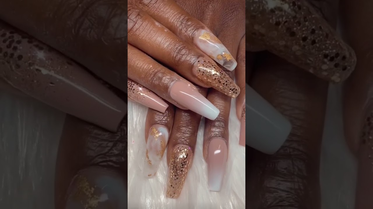 BEST NAIL SET EVER! 💅🏾NAILS BEFORE & AFTER | APRÉS GEL-X NAILS #shorts ...