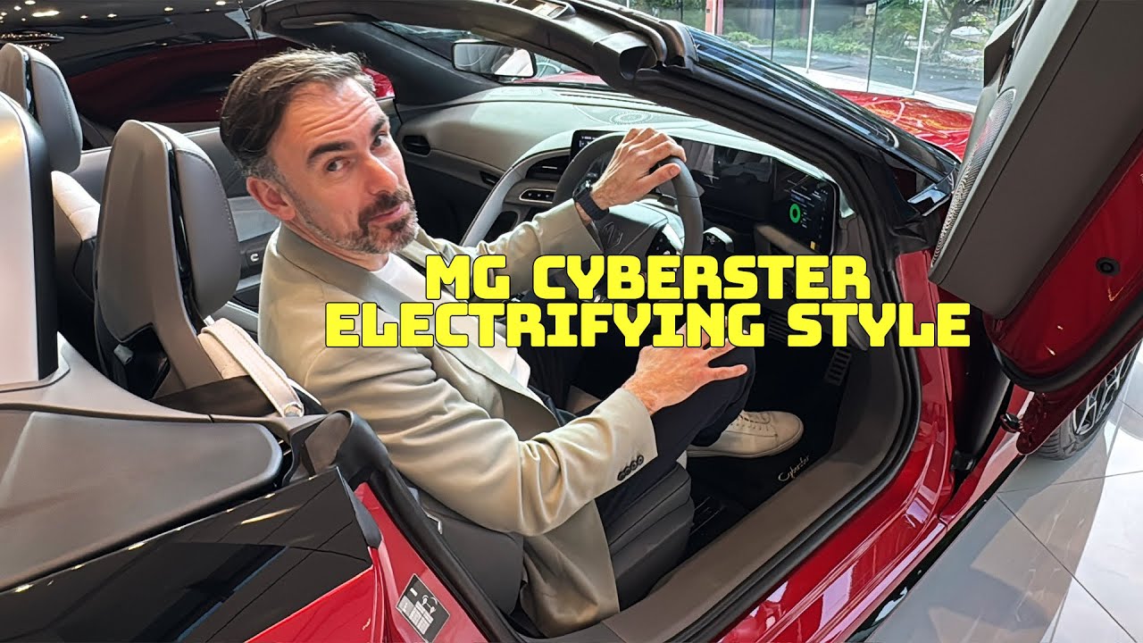 Carl Gotham, Designer Of The Electric MG Cyberster - YouTube