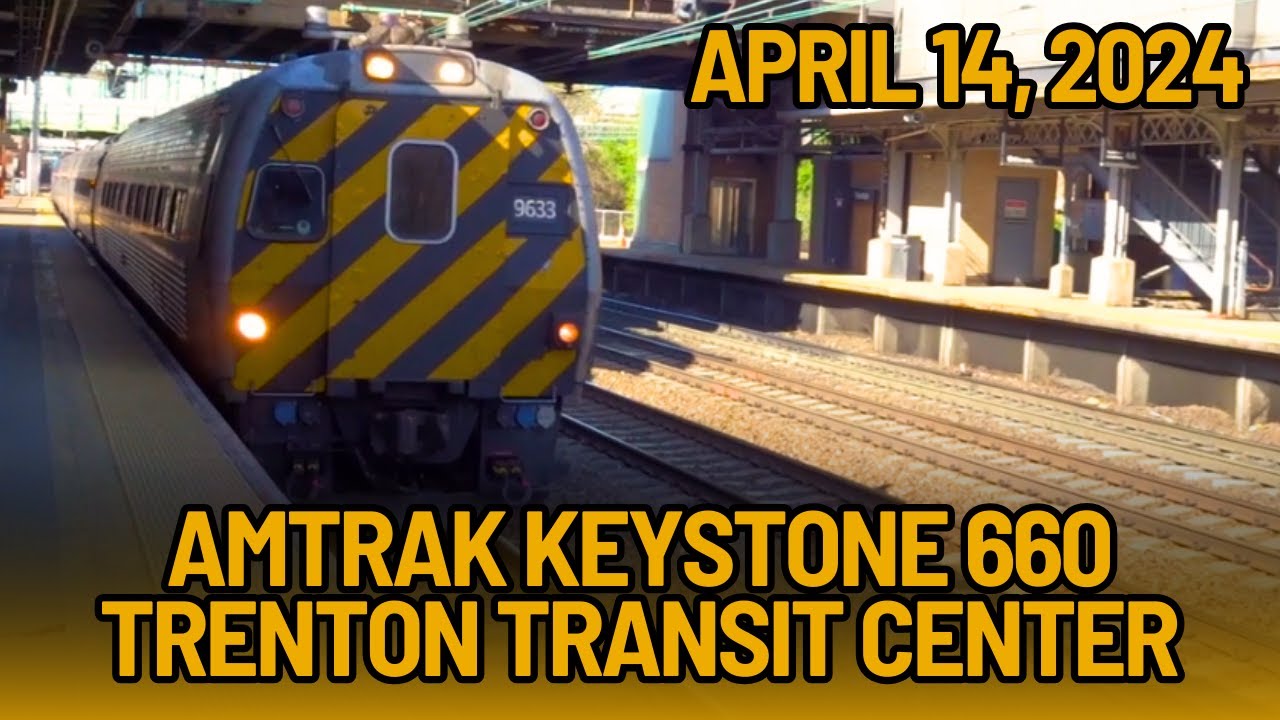 April 14, 2024: Amtrak Keystone 660 @ Trenton | Metroliner Cab Car No ...