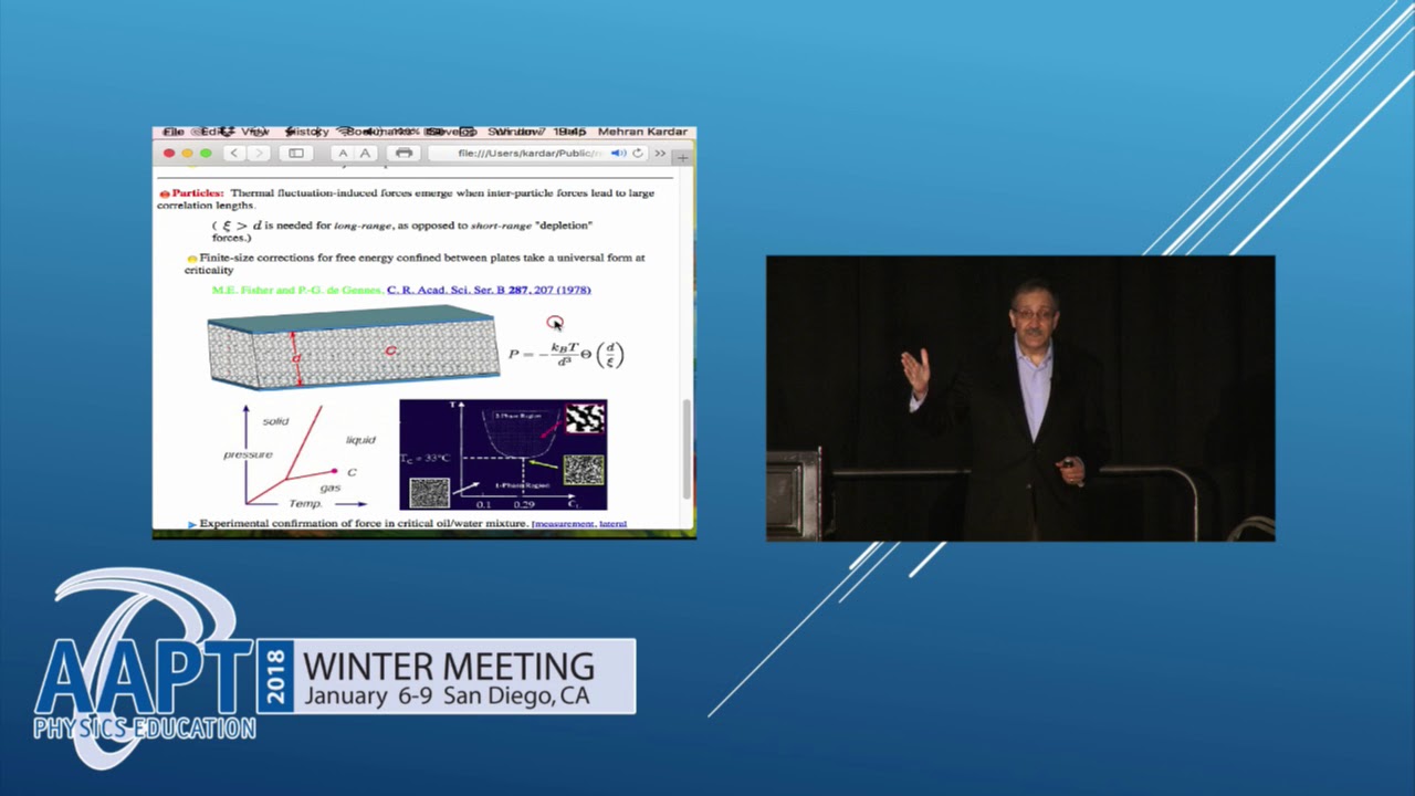 2018 John David Jackson Excellence in Graduate Physics Education ...