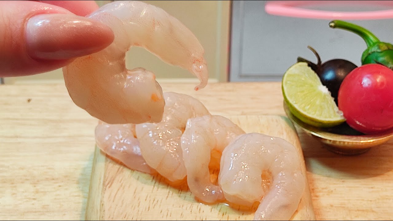 The best miniature fried shrimp🦐 recipe | mini cooking food - YouTube