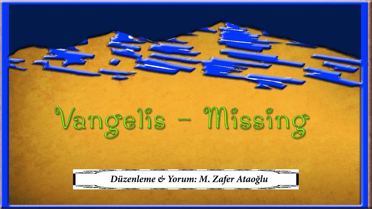 Vangelis - Missing - YouTube