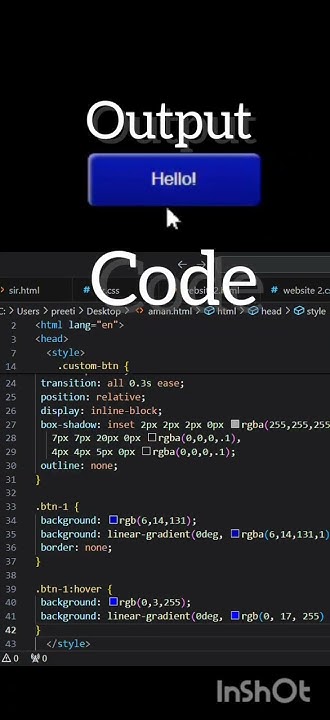 Button Animation In Html Css Coding Frontendcourse Webdesign