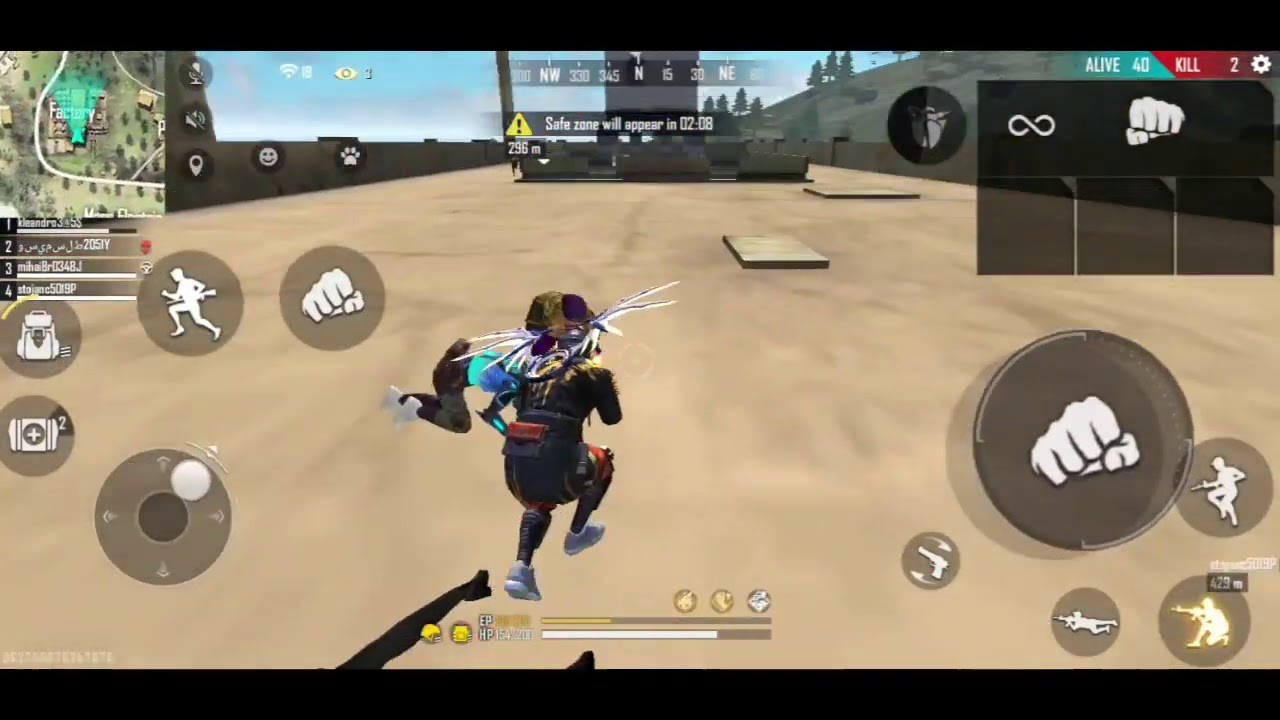 BAD BOY FF in gameplay ranked game factory 7 kills - YouTube