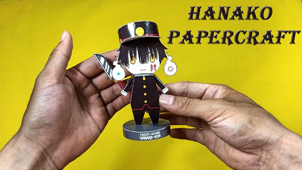 Anime papercraft :Toilet-bound Hanako-kun(Yugi Amane) - YouTube