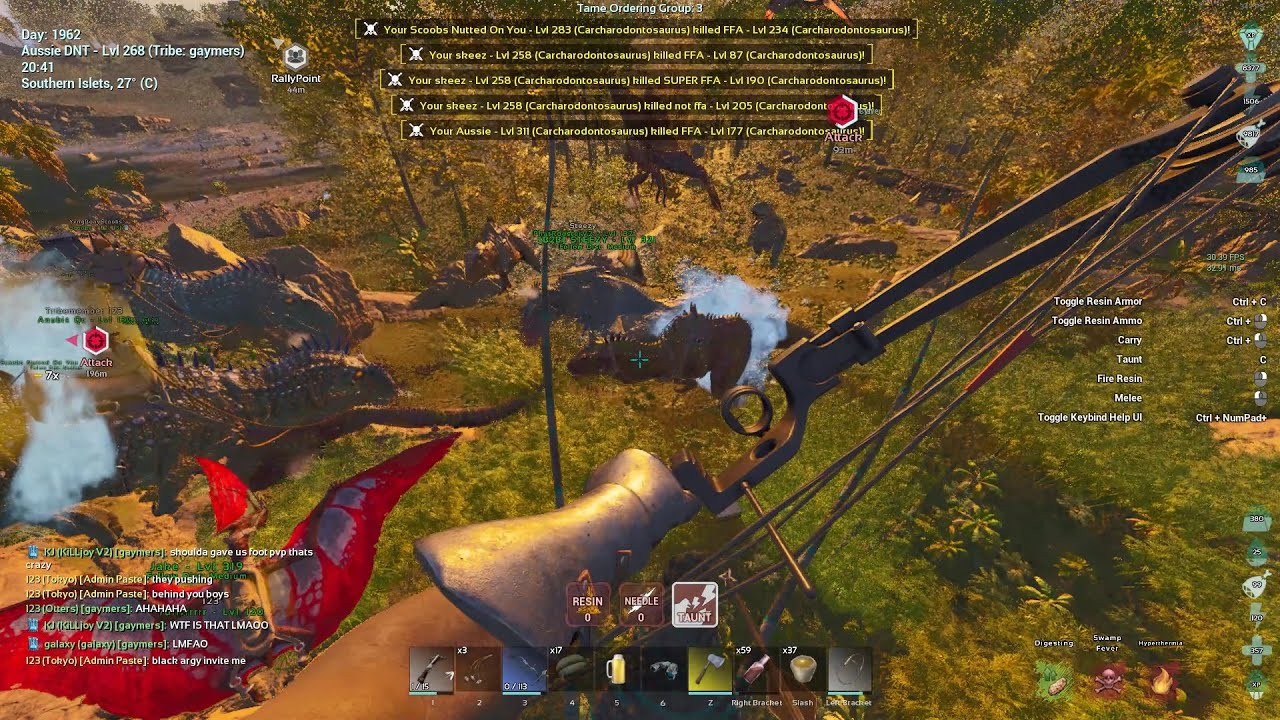 ARK ASCENDED|Official PvP |B2B| More Random PvP Clips - YouTube