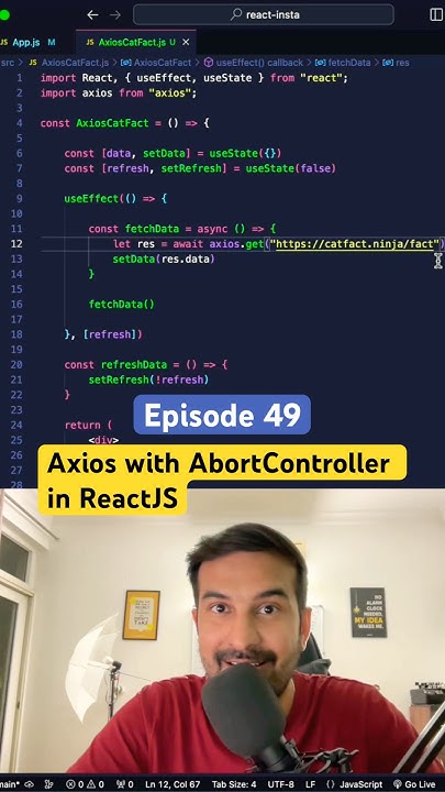 Axios me multiple calls kaise handle kre? 🤓 #reactjstutorial #reactjs - YouTube