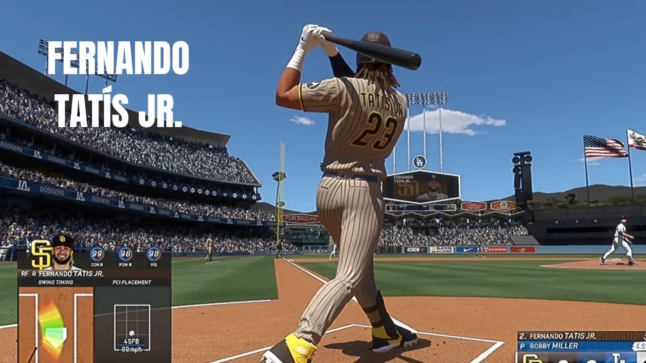 San Diego Padres VS Los Angeles Dodgers - MLB The Show 24 Gameplay - YouTube