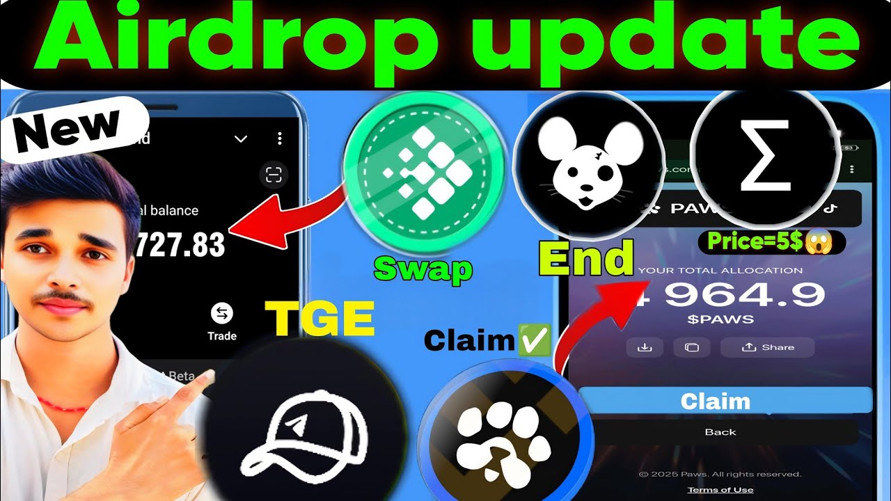 Telegram airdrop new update | Airdro withdrawal & Listing update ...