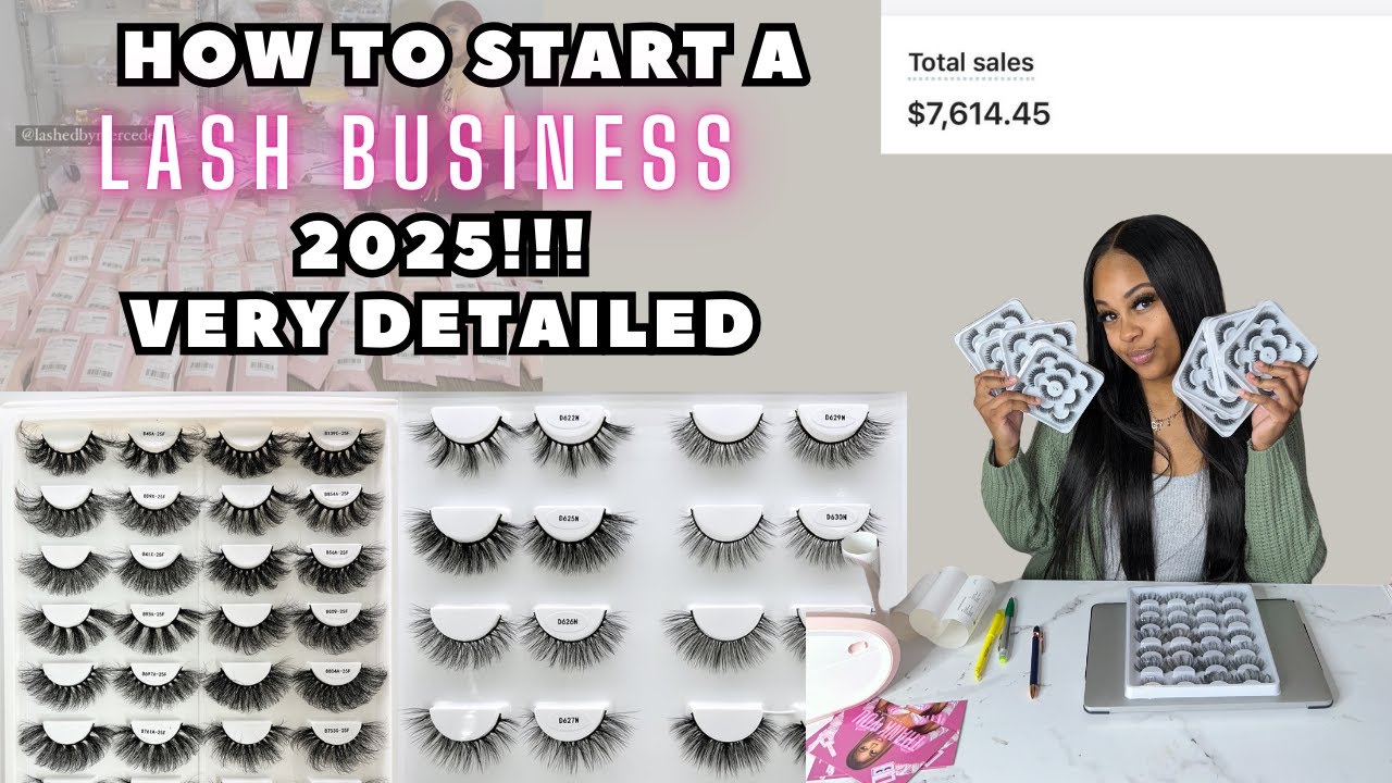 HOW TO START A LASH BUSINESS 2025! STEP BY STEP **VERY DEATILED ...