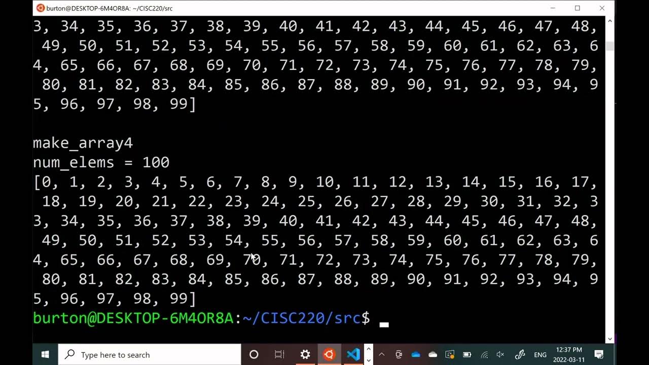 CISC220 Lecture: 2022 03 11 - YouTube