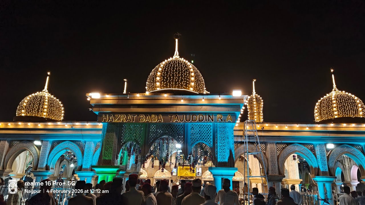 Shab E Barat Ki Rat Tajuddin Baba R.A ki Bargah Main #tajuddinbaba # ...